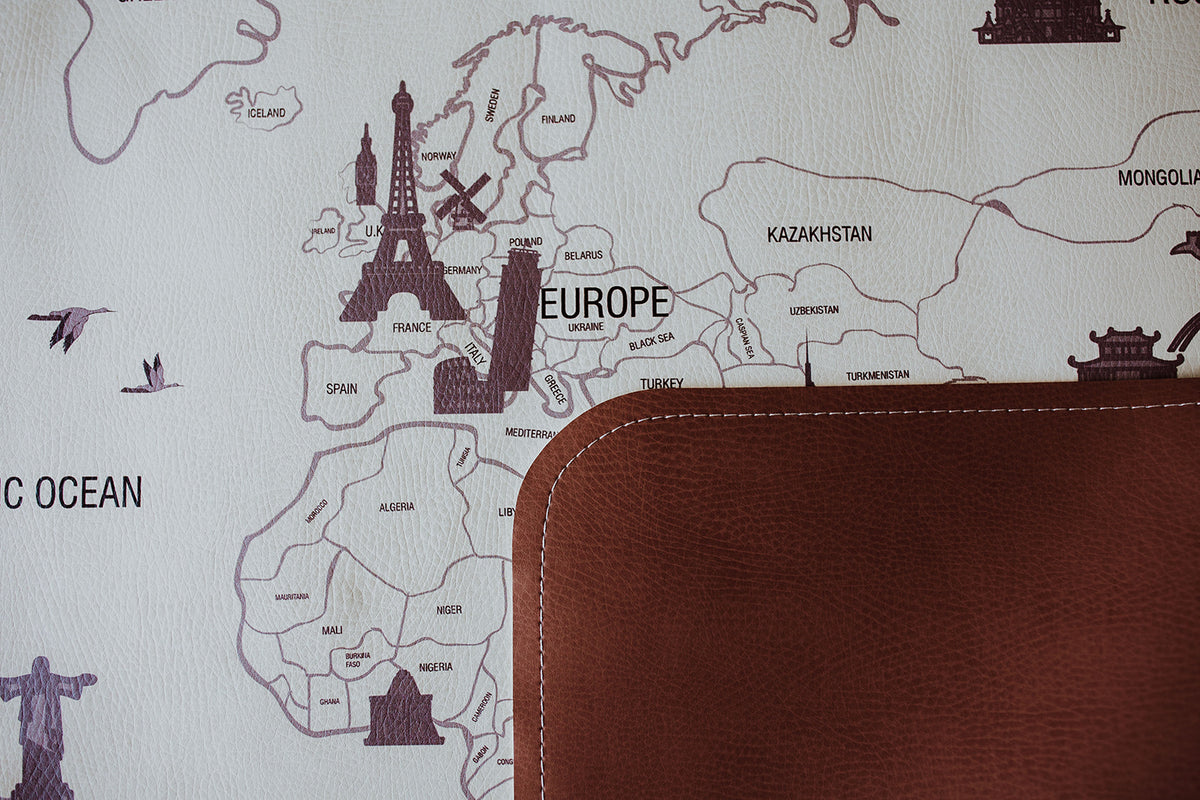 Iconic Landmark World Map Play Mat – My Little Map
